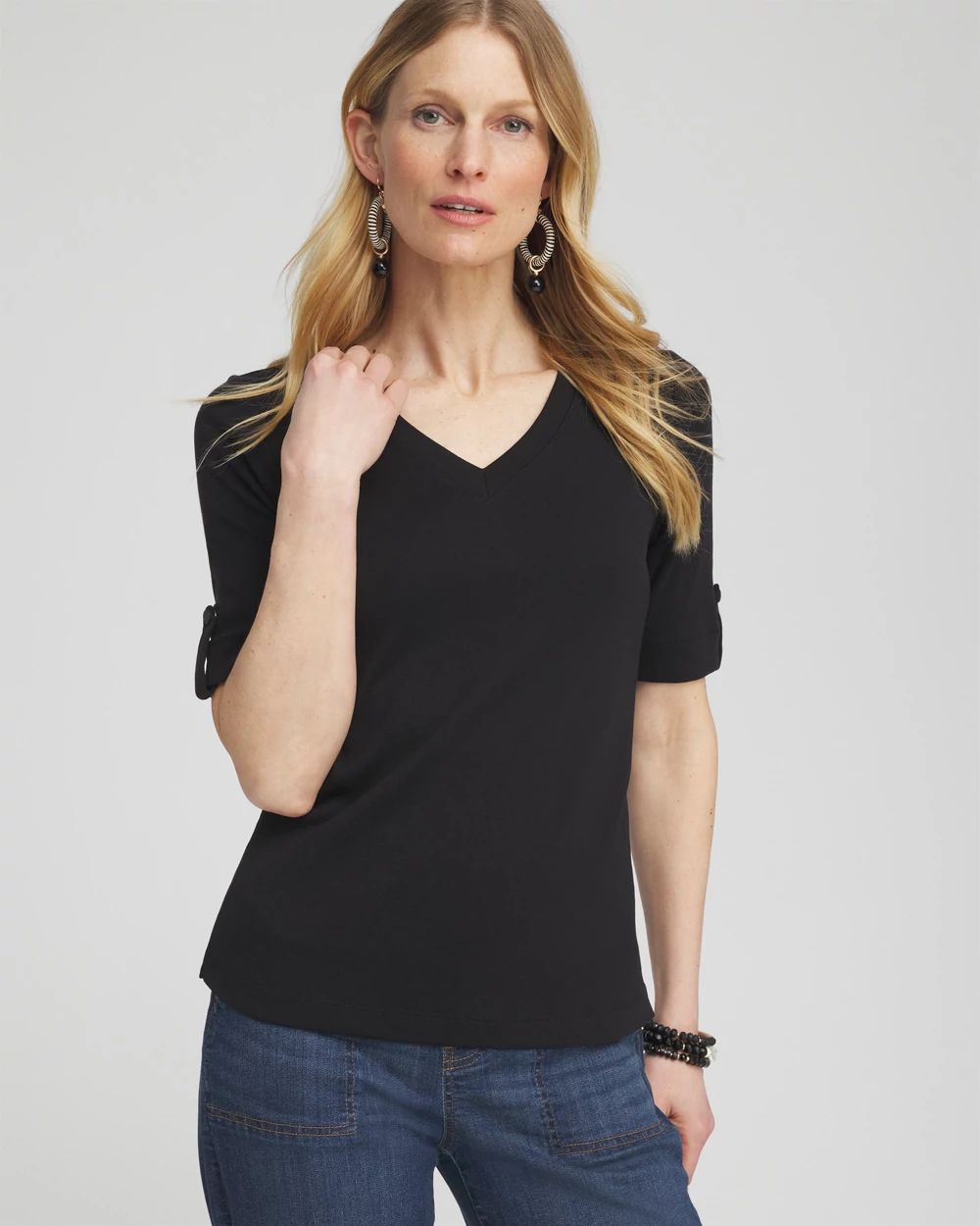 Everyday V-Neck Pima Tee | Chico's